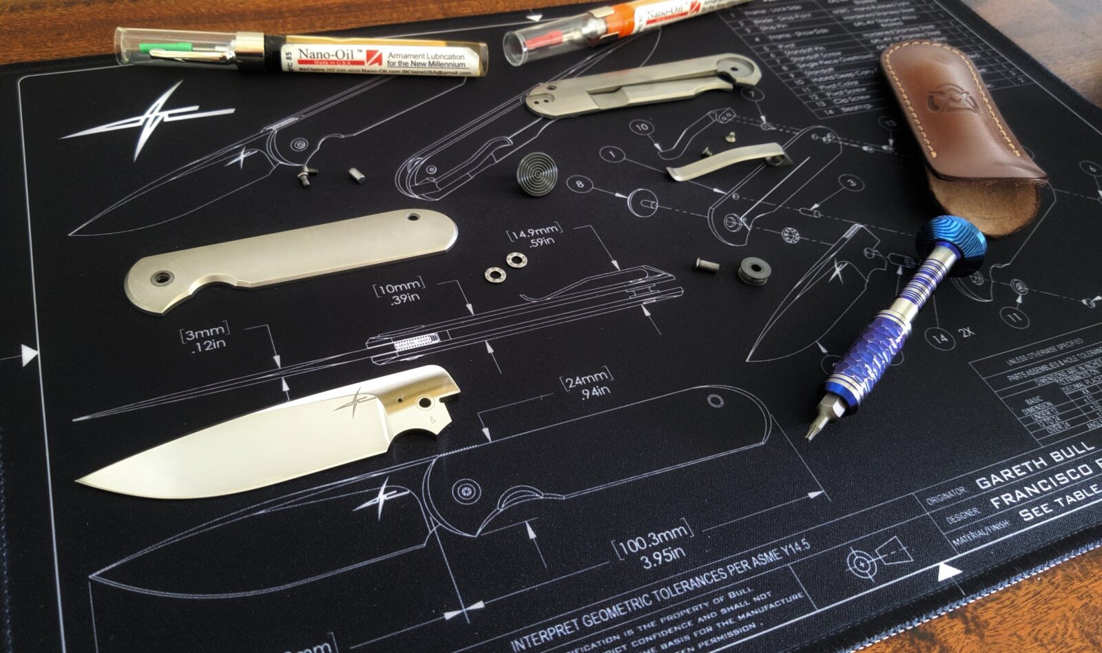 Shamwari Take Down Mat – Bull Knives